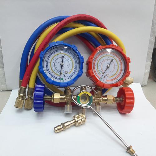 Jual manifold AC double multi R32 R410 R22 1R134 plus adaptor - Jakarta Pusat - VIP AC Electrik ...
