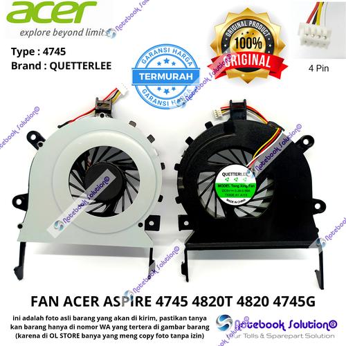 Jual Kipas Fan Processor Acer Aspire 4745 4820T 4820 4745G 4553 5745 ...