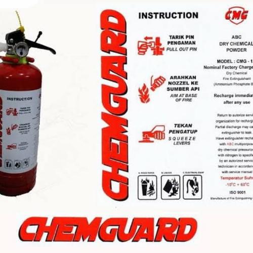 Jual APAR CHEMGUARD DRY CHEMICAL POWDER 1 KG PEMADAM API FIRE ...
