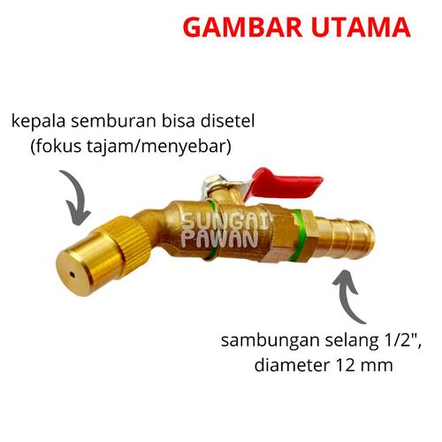 Jual semprotan hama nosel motor mobil sprayer nozzle cuci AC selang 1/2 ...