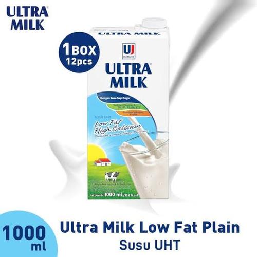 Jual Susu Ultra Low Fat 1 Liter - Plain [12 Liter] - COKELAT - Jakarta ...