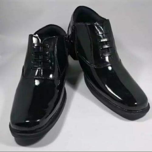 Jual sepatu pdh mengkilat polri tni satpam pdl dishub kantor non tali ...