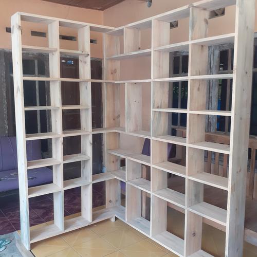Jual partisi sekat ruangan sekat ruangan rak buku rak serbaguna rak ...