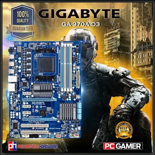 Jual MOTHERBOARD GIGABYTE AM3+ 970A D3 2 PCIE / MOBO AMD 4 SLOT RAM ...