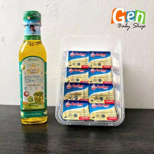 Jual PAKET MPASI (OLIVE OIL EVOO & ANCHOR UNSALTED BUTTER) - Jakarta ...