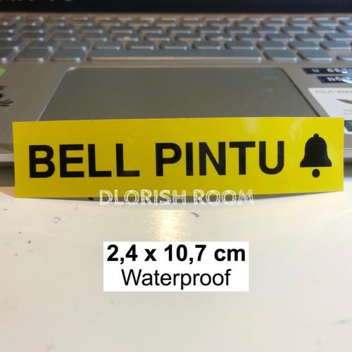 Jual Stiker Bell Pintu - Jakarta Barat - Dlorish Room | Tokopedia