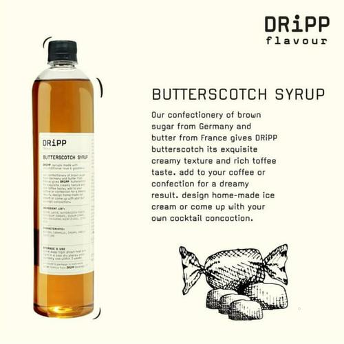 Jual DRiPP Butterscotch Syrup - Sirup Butterscotch 760 ml - Jakarta ...