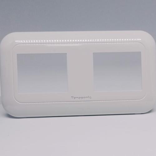 Jual FRAME DOUBLE / GANDA KOSONG PANASONIC WIDE SERIES WHITE WEJ78049 ...
