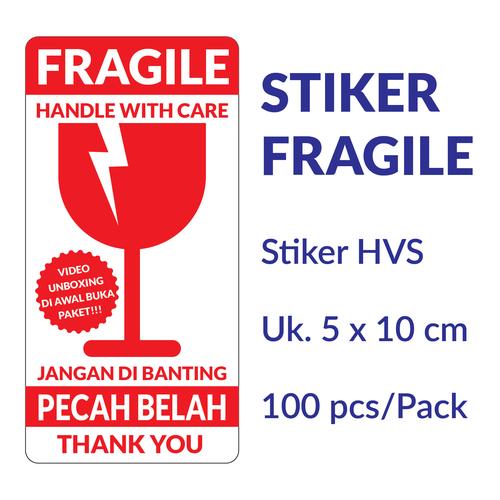 Jual Stiker Fragile 5x10 cm (100 pcs) - MODEL BERDIRI - Jakarta Barat ...