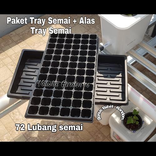 Jual Paket Tray Semai Lubang 72 Plus Alas Tray Semai Free Bibit - Kota ...