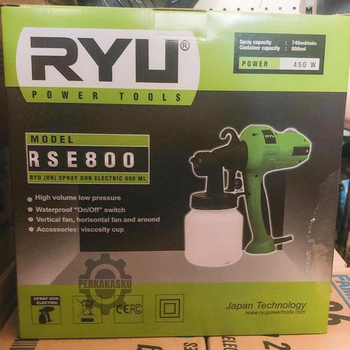 Jual RYU Spray Gun Electric RSE 800 / Elektrik - Kota Pekanbaru - yasha ...