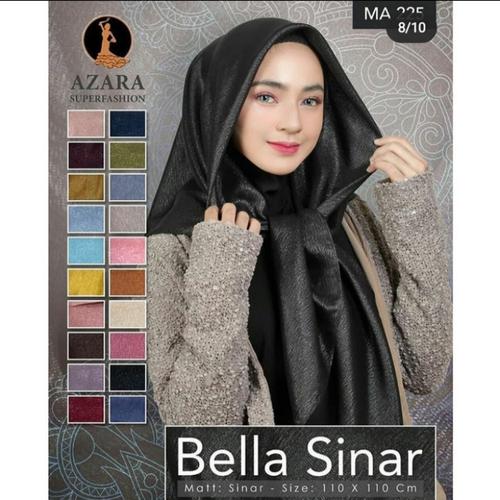 Jual Hijab Bella Sinar Lasercut Ori by Azara / Jilbab Segiempat ...