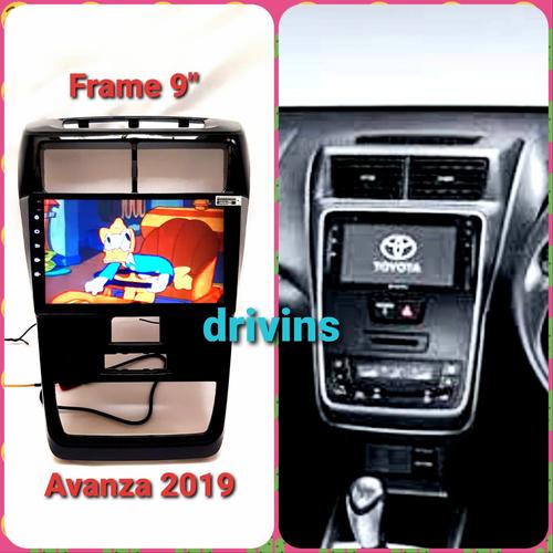 Jual FRAME HEAD UNIT ANDROID TOYOTA AVANZA / DAIHATSU XENIA 9" INCH ...