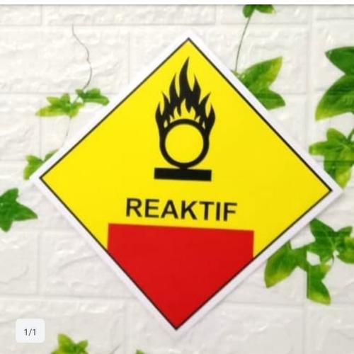 Jual SIGN PLAT K3 RAMBU SAFETY REAKTIF UKURAN 20x20CM - Jakarta Barat ...