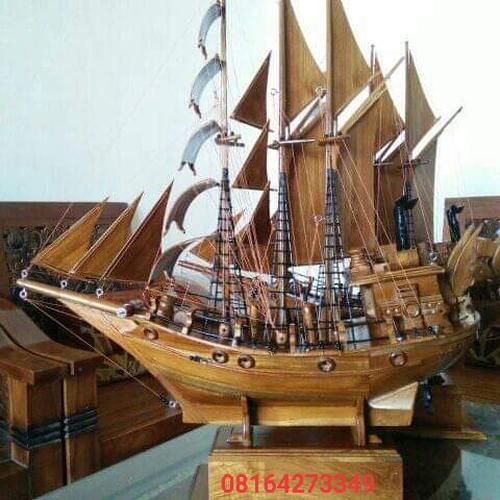 Jual miniatur kapal layar kayu - Kab. Jepara - Fariz jati furniture ...