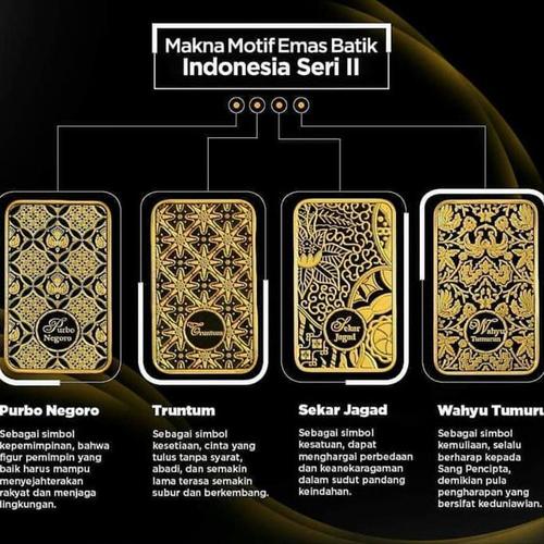 Jual Logam Mulia batik series 2 lengkap @10 gram, total 40 gr - Jakarta ...