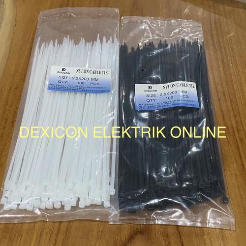 Jual Kabel ties 20 cm/2.5 mm x 200 mm/ties murah/kabel ikat/cable tie ...