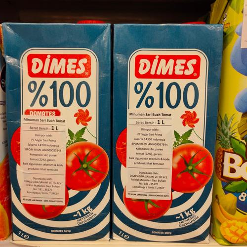 Jual dimes tomato juice 1liter 100% jus tomat - Jakarta Selatan - PHM ...