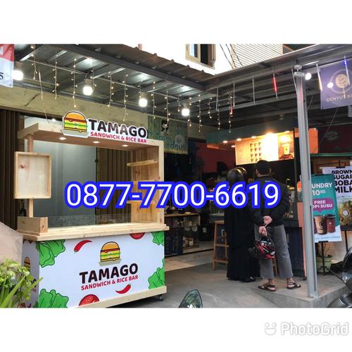 Jual booth minuman / booth minuman makanan / booth minuman kayu ...