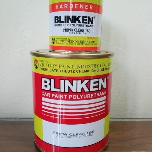 Jual Vernish / vernis / pernis PU Blinken Prima Clear 168 1L set ...