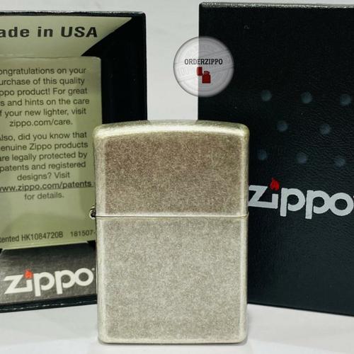 Jual Zippo Original Antique Silver 121FB - Jakarta Selatan - OrderZippo Original | Tokopedia