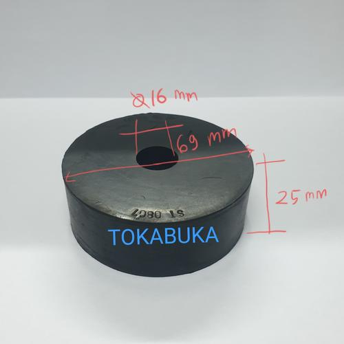 Jual Rubber mounting ukuran 69 x 16 x 25 mm - Dudukan AC genset lubang ...