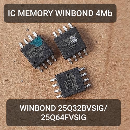 Jual IC MEMORY WINBOND 25Q32BVSIG 25Q32FVSIG W25Q32 4mb SPi Flash eeprom - Kab. Wonogiri ...