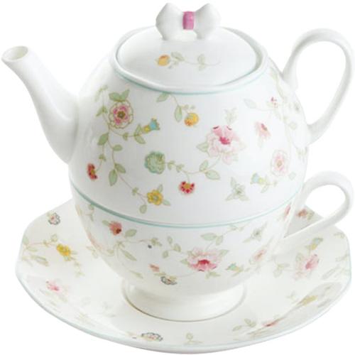 Promo Michelle Tea for One Set Teapot Teacup Ceramic St Saint James ...