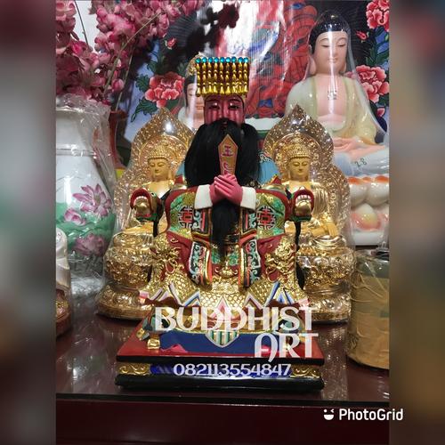 Jual Patung dewa giok ong tai te. Yi huang ta ti. Ti kong kayu 12 inch ...