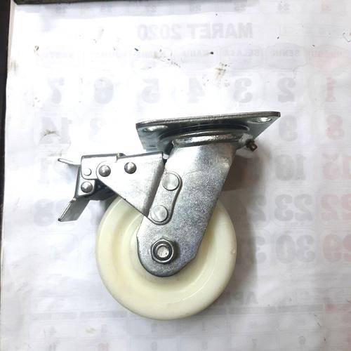 Jual roda nilon heavy duty taiwan 5"rem/ roda troli nilon hd 5 rem ...