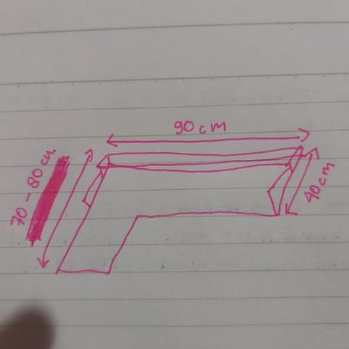 Jual Meja custom kerja kantor / meja letter L / meja belajar komputer ...