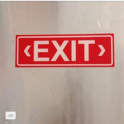 Jual SIGN AKRILIK K3 RAMBU TANDA EXIT UKURAN 10x30CM - Jakarta Barat ...