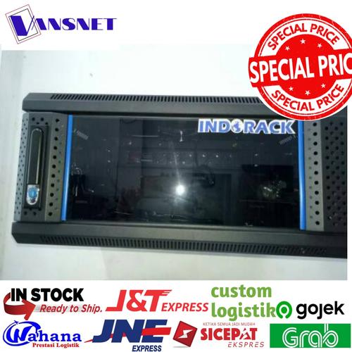 Jual WIR4504S wallmount rack indorack 19inch 4u/rak switch /rak cctv 4u ...
