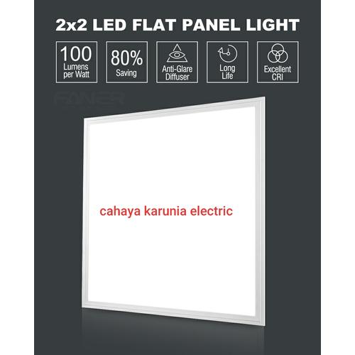 Jual Lampu flat panel 48 watt LED 60 x 60 cm / led panel office ...