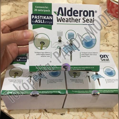 Jual Roofing alderon twinlite greca baut paku skrup screw kanopi pvc ...