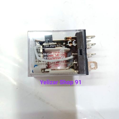 Jual Relay 8pin/LY2N kaki plat ( 12V-24V-220V) - Jakarta Barat - yelizar shop 91 | Tokopedia