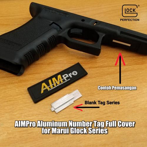Jual AIMPro Aluminum Number Tag Blank Series for Marui / TM G17 / Glock - Kab. Sleman ...