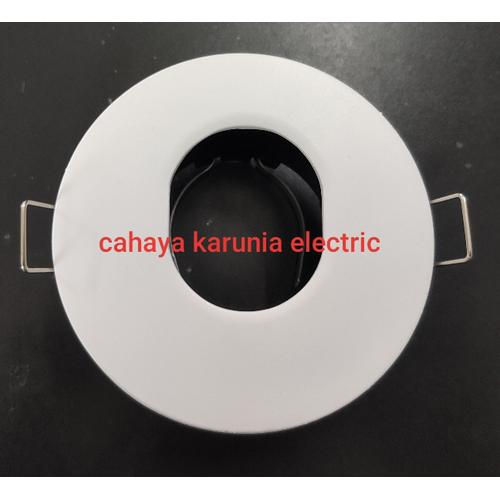 Jual Downlight pinhole oval fitting MR 16 LED body putih - Jakarta ...