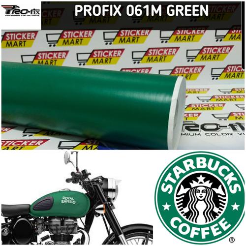 Jual Sticker Hijau Green Profix Matte 061 mirip warna starbucks - Kota ...