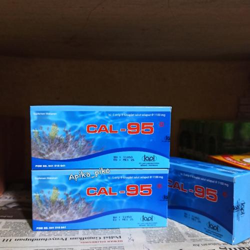 Jual Cal-95/ Cal 95 Harga 1 Box Vitamin Tulang - Kota Tangerang - Apika ...