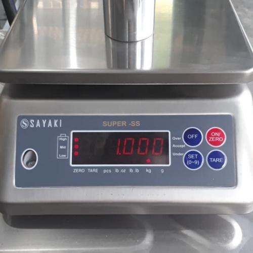 Jual timbangan waterproof Sayaki Super SS 3Kg 6Kg 15Kg 30Kg - Kota Tangerang - Innovasi Tmbangan ...