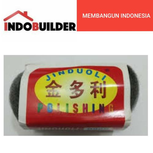 Jual INDO BUILDER STEEL WOOL BESI GRIT 0 / SPONS POLES AMPLAS BESI ...