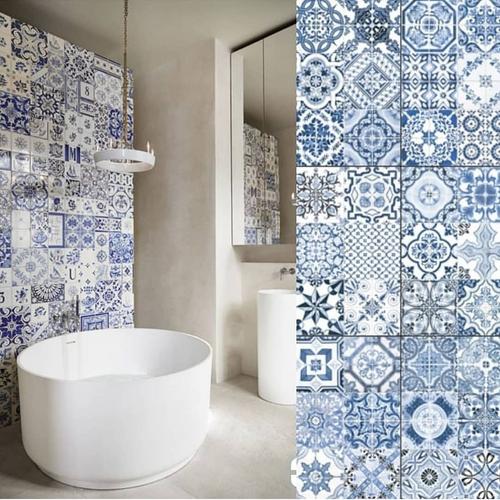 Jual GRANIT LANTAI BIRU/GRANIT VINTAGE MOTIF/KERAMIK TERAS MOTIF ...