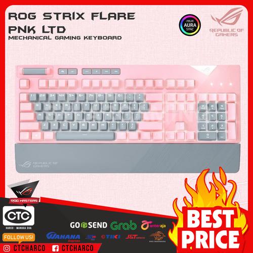 Promo Keyboard Gaming ASUS ROG Strix Flare PNK LTD PINK - Keyboard ...