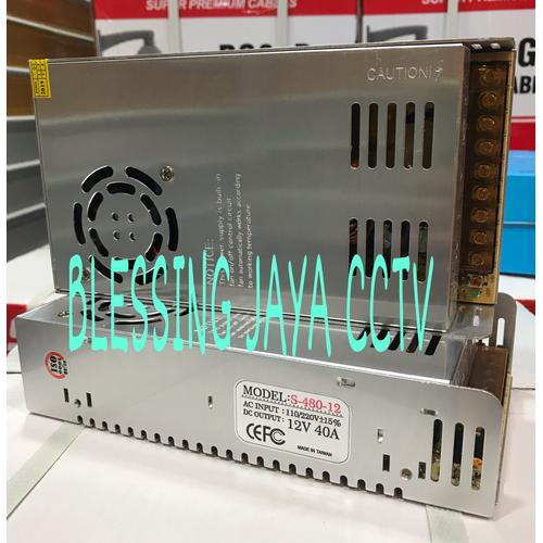 Jual POWER SUPPLY 12V 40A ADAPTOR 12V 40A POWER SUPPLY JARING - Jakarta ...