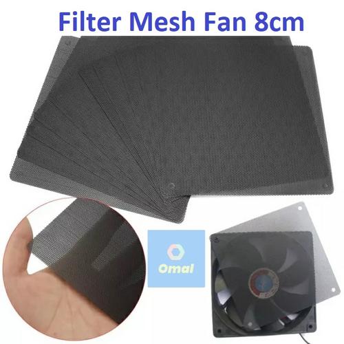 Jual PC Fan Filter Mesh Kipas Komputer Filter Debu 8cm 80mm - Hitam ...