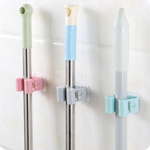 Jual Gantungan Sapu dan Pel Dinding Perekat Mop Holder Sapu Hanger ...