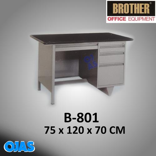Jual Meja Kantor Kerja Tulis Besi Semi 1/2 Biro Brother B801 - Kota ...
