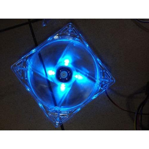 Jual Kipas CPU Computer Fan Casing 12cm Transparan Lampu - Merah ...