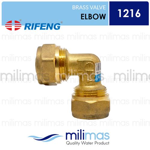 Jual RIFENG - Elbow / Keni Kuningan Uk. 1216 - Fitting Pipa PEX - Kota ...